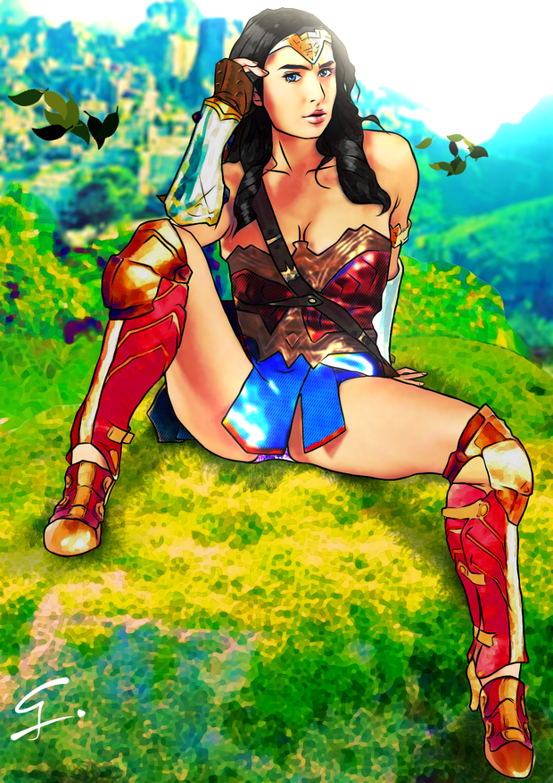Wonder Woman Teasing And Spreads Legs 317gypsylove777