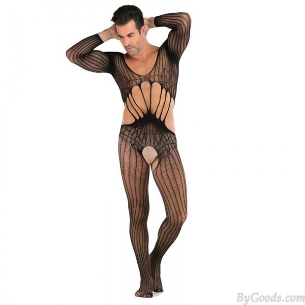 Sexy Résille Dentelle Sans Entrejambe Collants Wendith