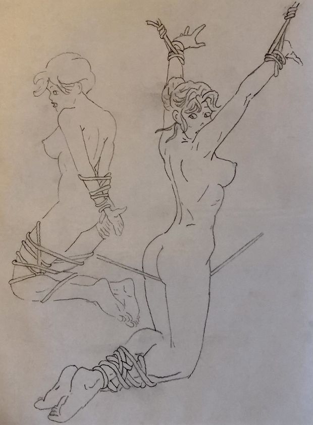 Sscanz Bondage Sketchbook Pin 64554233