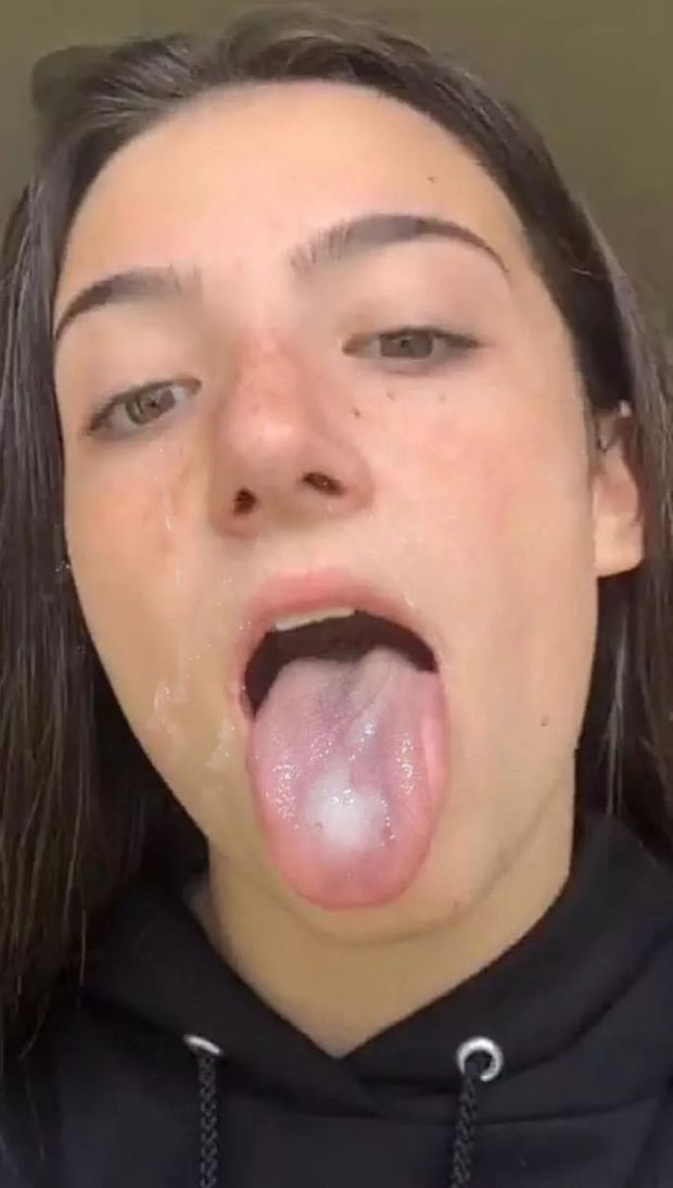 Cum On Charlies Damelio Tongue Thefucker12cc