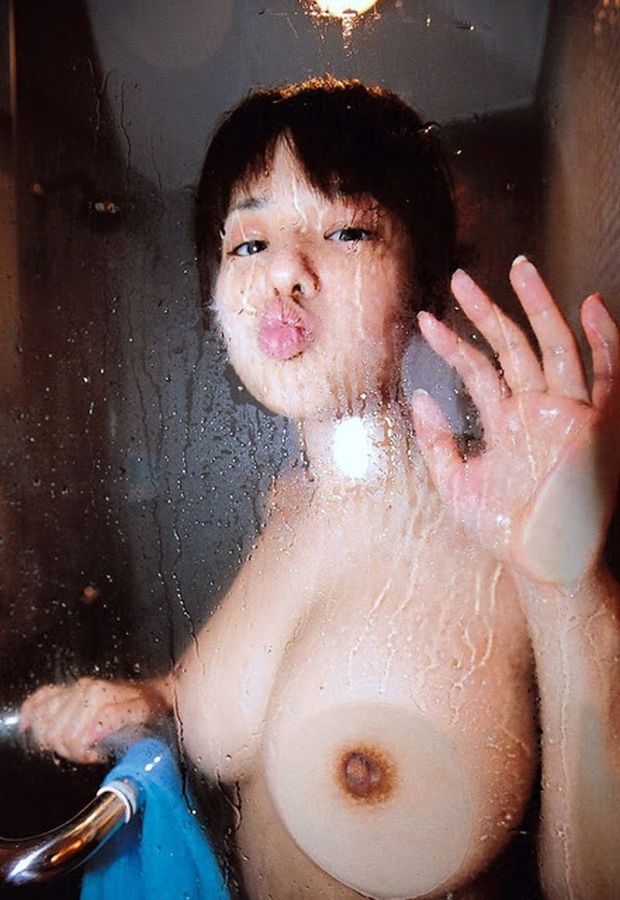 Kiss From Behind The Glass Shower Door Hungeuropean