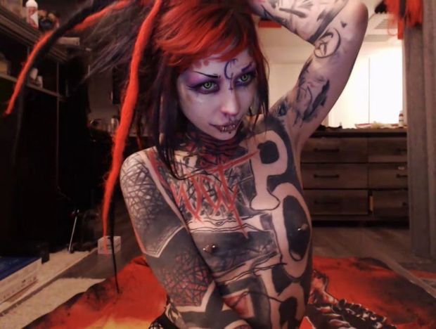 Inked Up Chameleon Kota Morgue Buttercrumbz