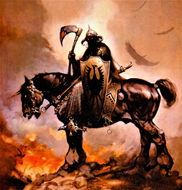 The Death Dealer A Piece Done By Frank Frazetta Wolf58