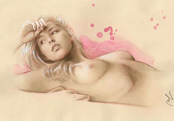 Nude Illustration By Cocoaspen Buttercrumbz