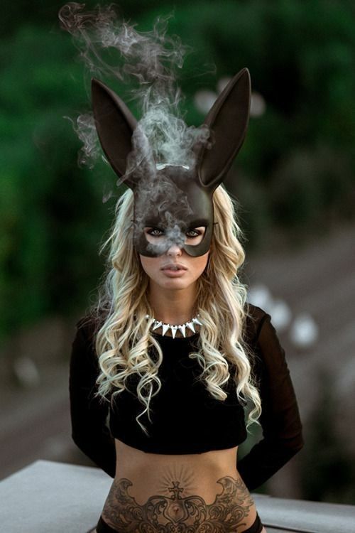Smoking Bunny Sharpdressedwolf