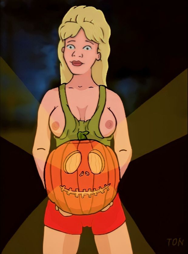 Luanne With Jack O Lantern Kelllzzz