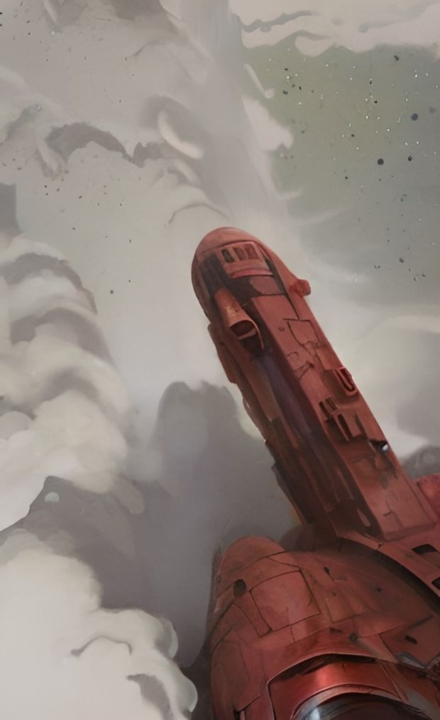 Battleship Barrels Through The Smoke And Fog Dcooldoc