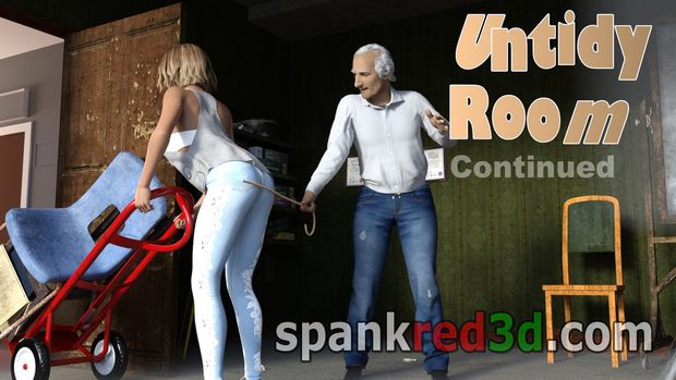 Caned Bottom Over Tight Jeans Spankred