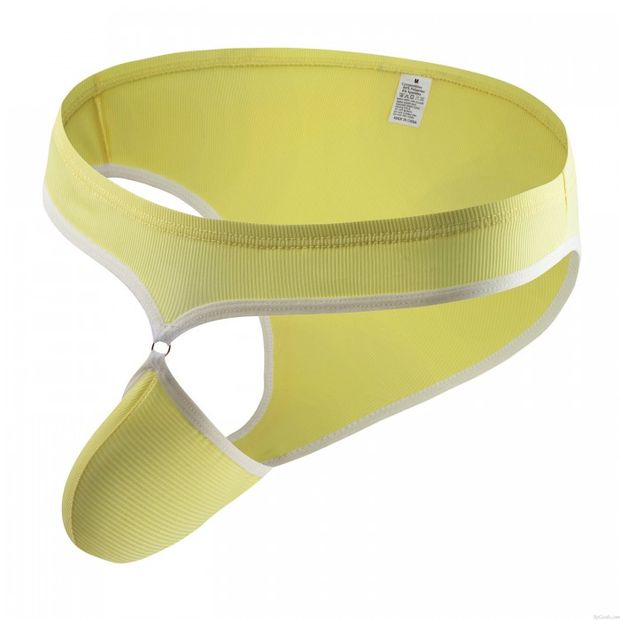 Sexy Fil Poilu Creux Renflement Poche String Slips Lilywendy