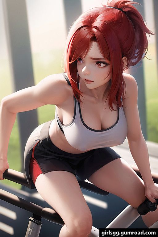 Cute Redhead Spotted At The Gym Hentai Ecchi Japman