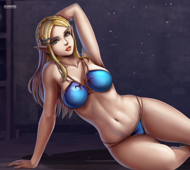 Princess Zelda Botw Armpit Flowerxl Patrickpat