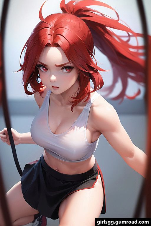 Physical Activity With Sexy Redhead Babe Hentai Japman