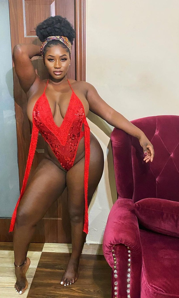 Joyce Appia Looking Sexy In Red Cufo510