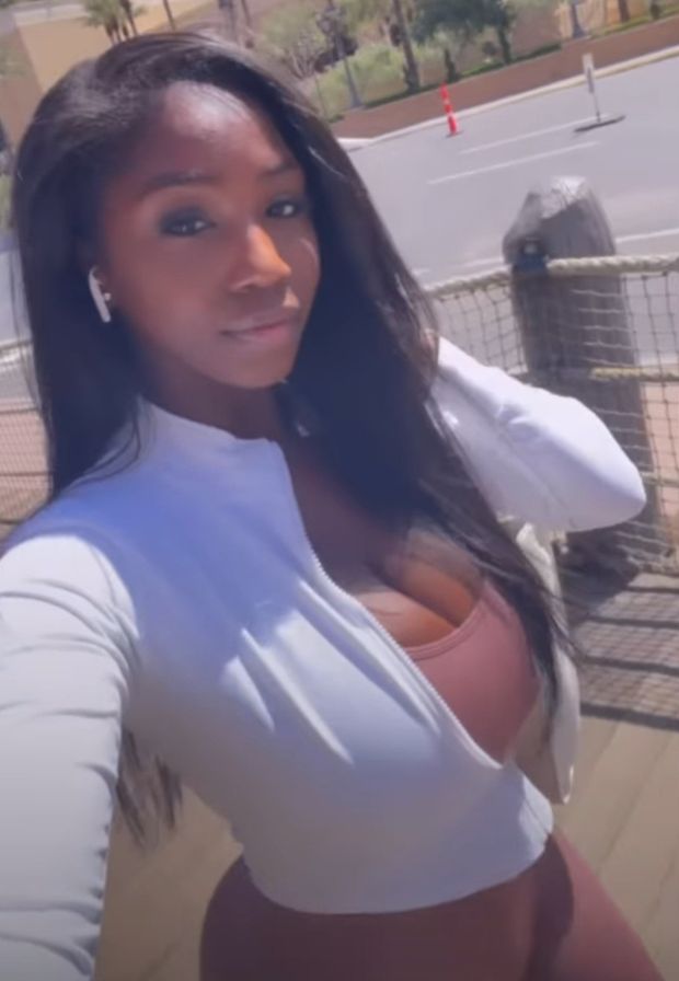 Ellie Mae Selfie White Top Brown Body Suit Male43can