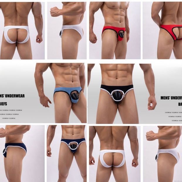 Sexy Ice Soie Creux Léger Extensible Lisse String Lilywendy