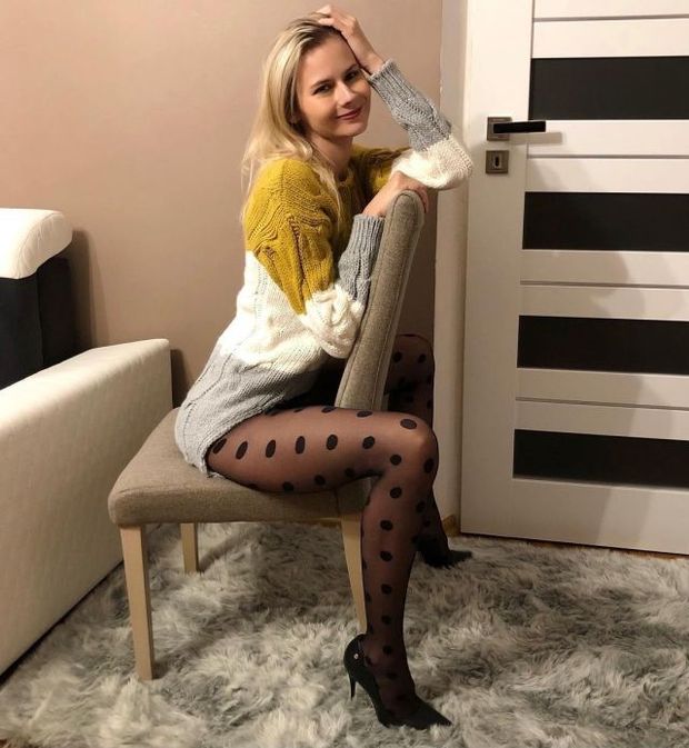 Blonde In Polka Dots Tiki2rude