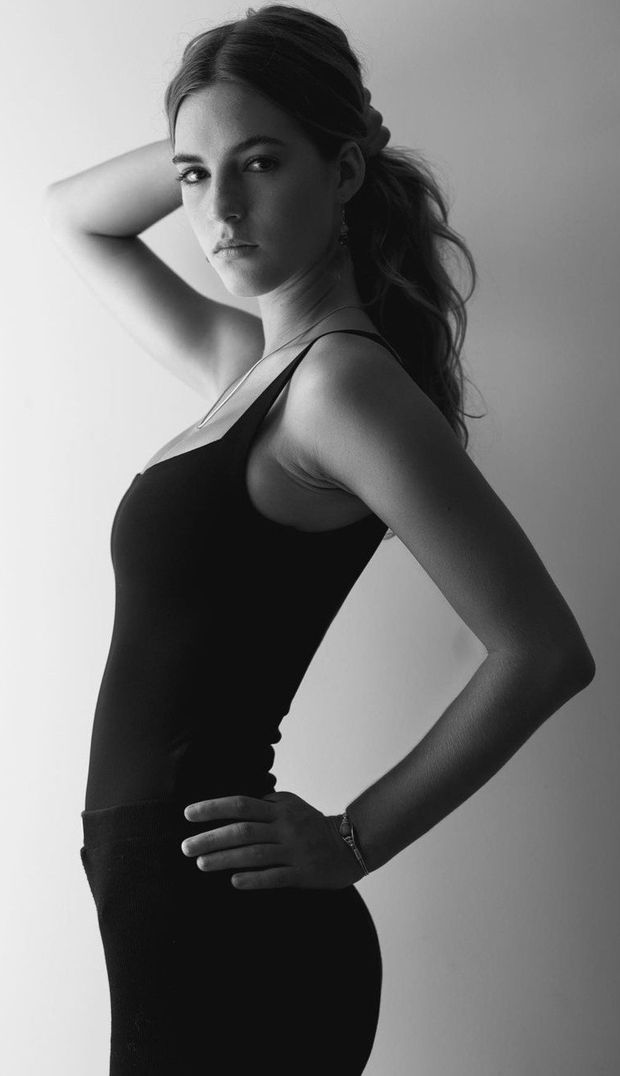 Emily Black Dress Side On Male43can