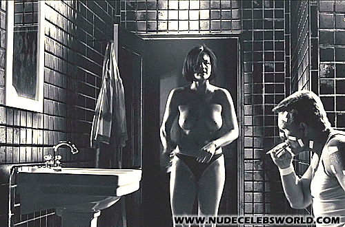 Carla Gugino Topless With Mickey Rourke