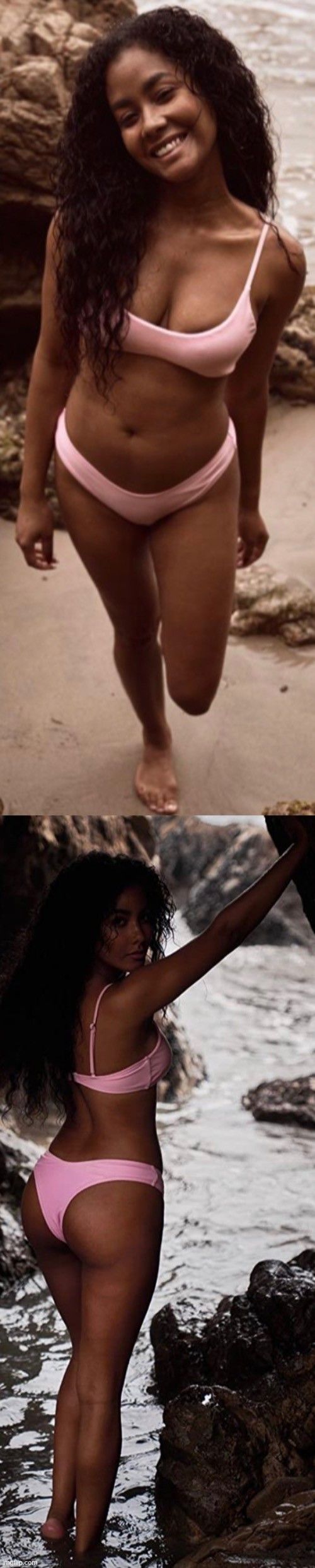 Hot Black Chick On The Beach Phukyosef