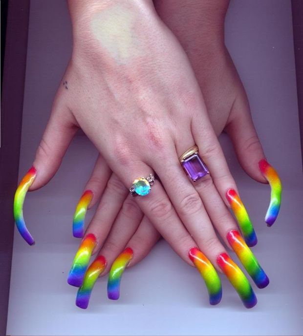 Rainbow Styled Nails Post Your True Rate Icarusnewport
