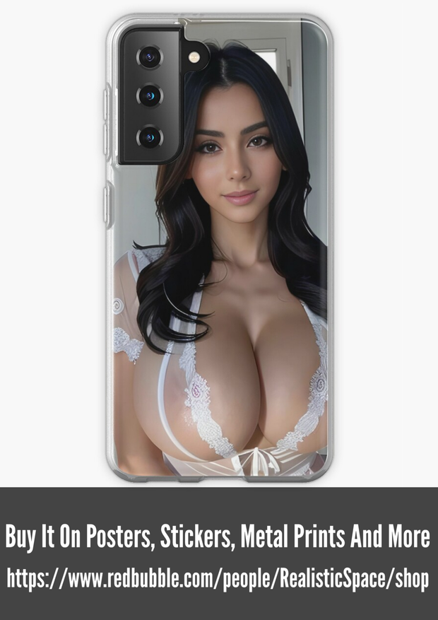 Sexy Brunette Woman With Big Boobs Samsung Galaxy Realmmm