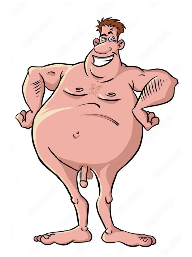 Fat Naked Man Elliscee