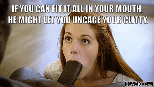 Feminized And Chastity Locked Blowjob Bigotbussyturnedoutbybbc