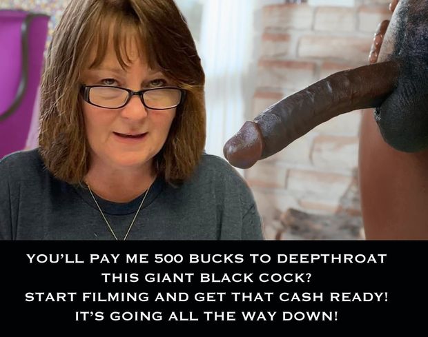 Gayle Black Cock Whore Buzzzcut