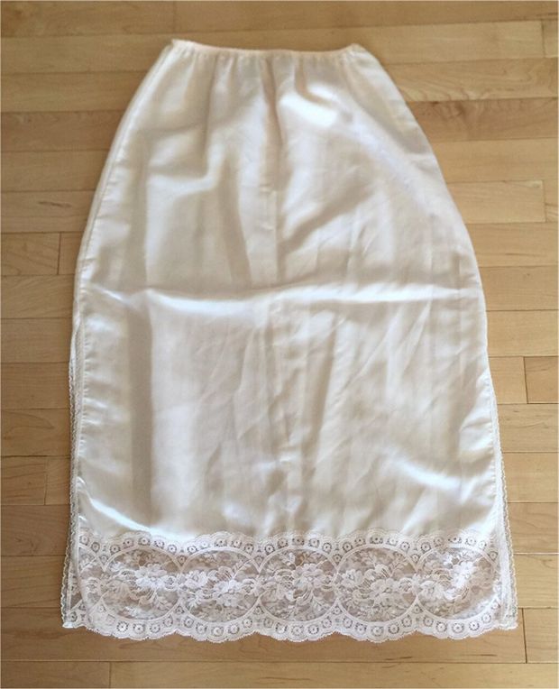 Pattys Lacy Olga Slip Silkenlace