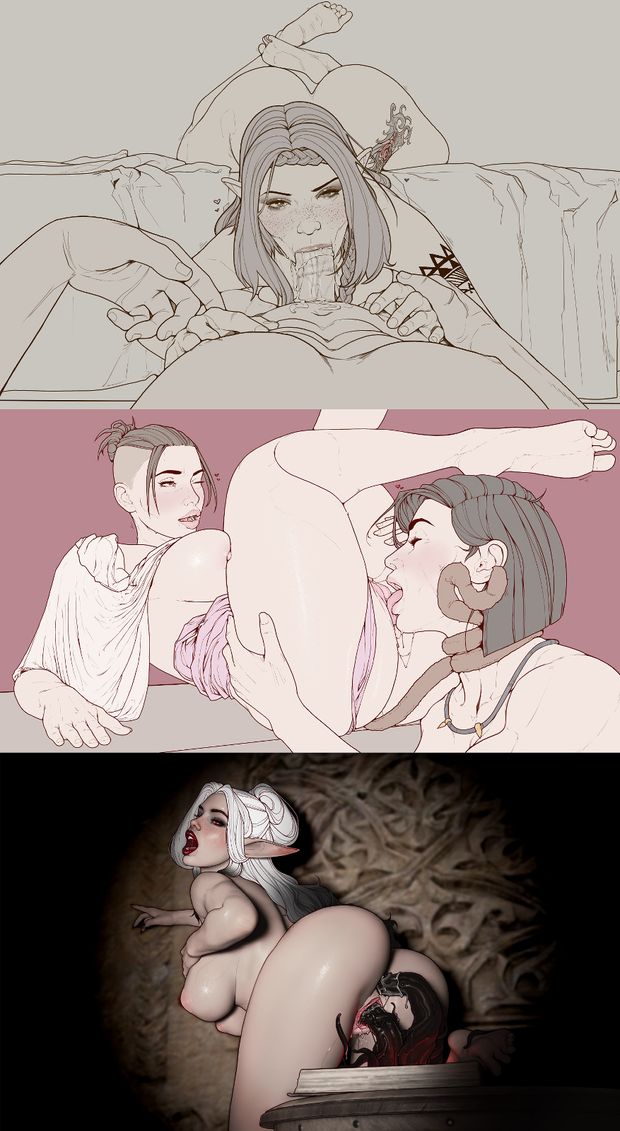 More Refined Sketches Again By Galaad1800 Aurorallure